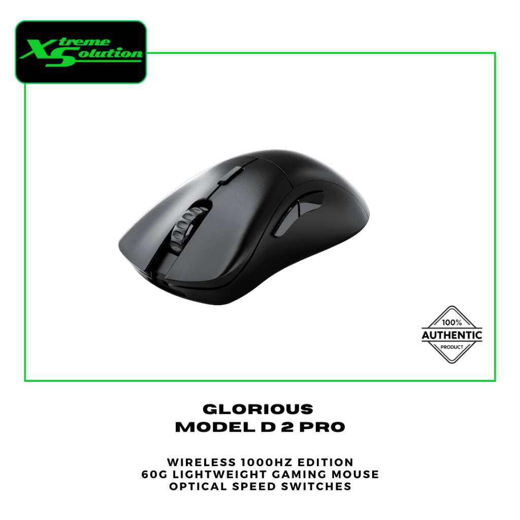 Glorious Model D 2 Pro Wireless Mouse - Lightweight 60G 1000Hz Edition ...