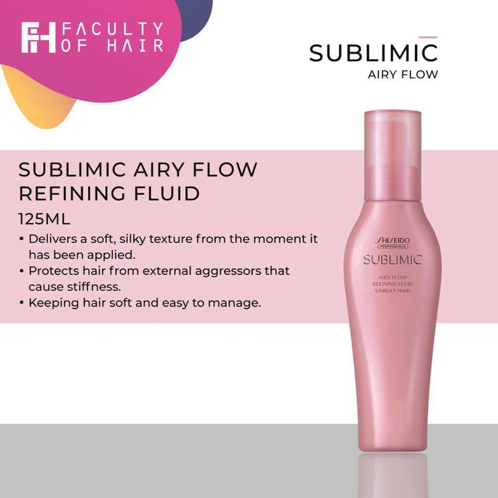 Shiseido Professional Sublimic Airy Flow Refining Fluid (125ml) | Shopee Singapore