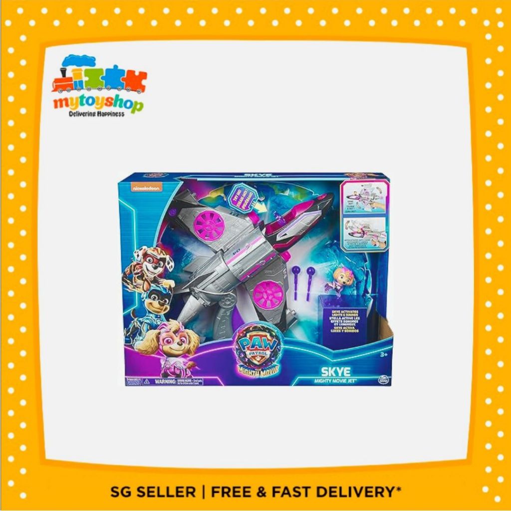 Paw Patrol The Mighty Movie Skye Jet | Shopee Singapore