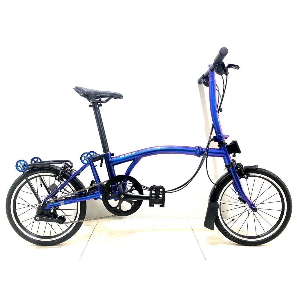 Litepro 6speed 16" Trifold Folding Bike 16inch Foldie Foldable Bicycle ...