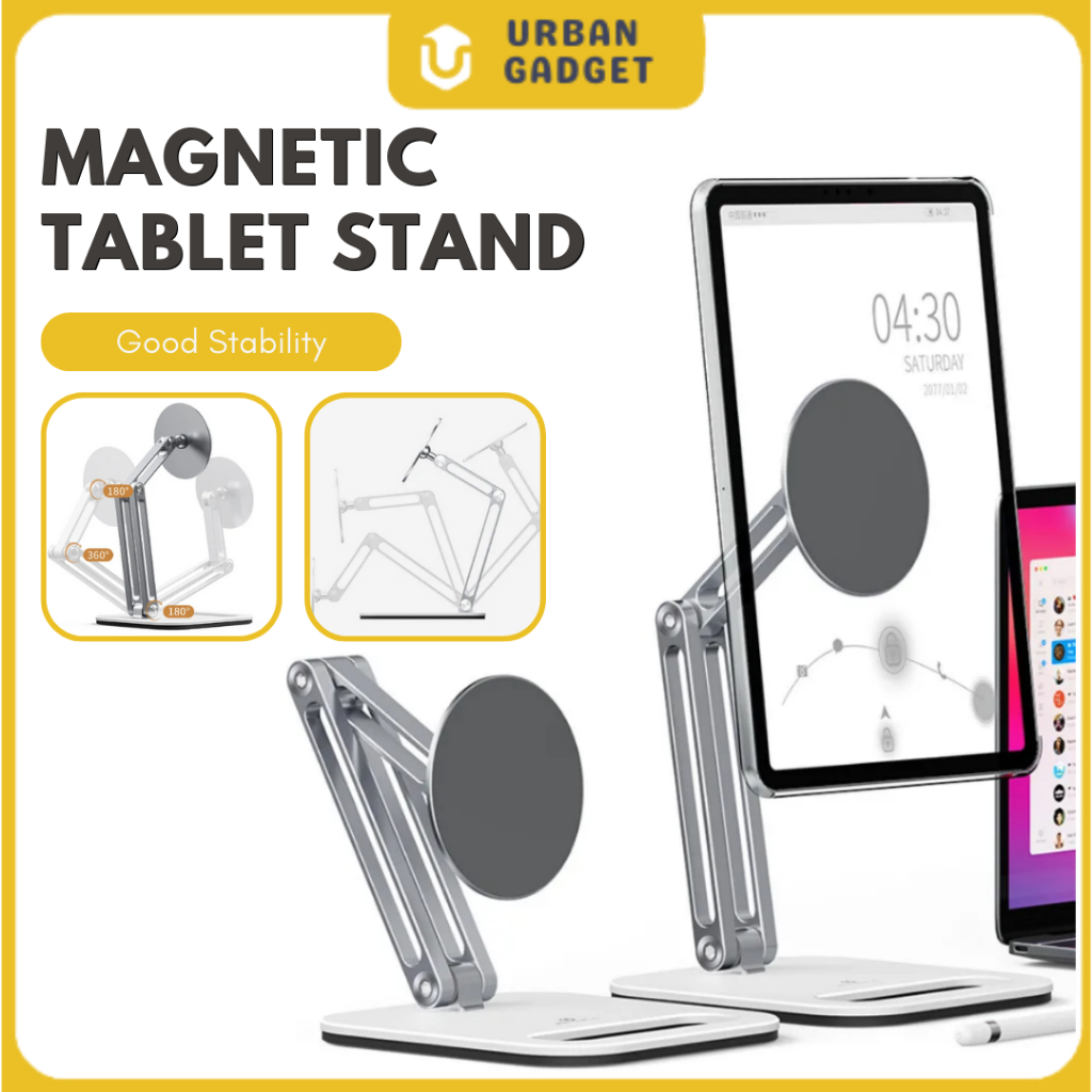 Adjustable Magnetic Tablet Stand Desktop Support 7-13 inch Tablets ...