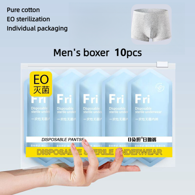 [SG stock]5-20pcs underwear man disposable underwear boxer briefs men ...