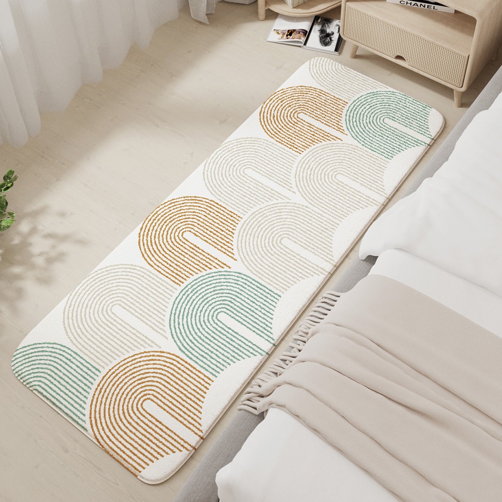 *SG SELLER* Anti Slip Cashmere Floor Mat|40x120cm Thick MicroFiber ...