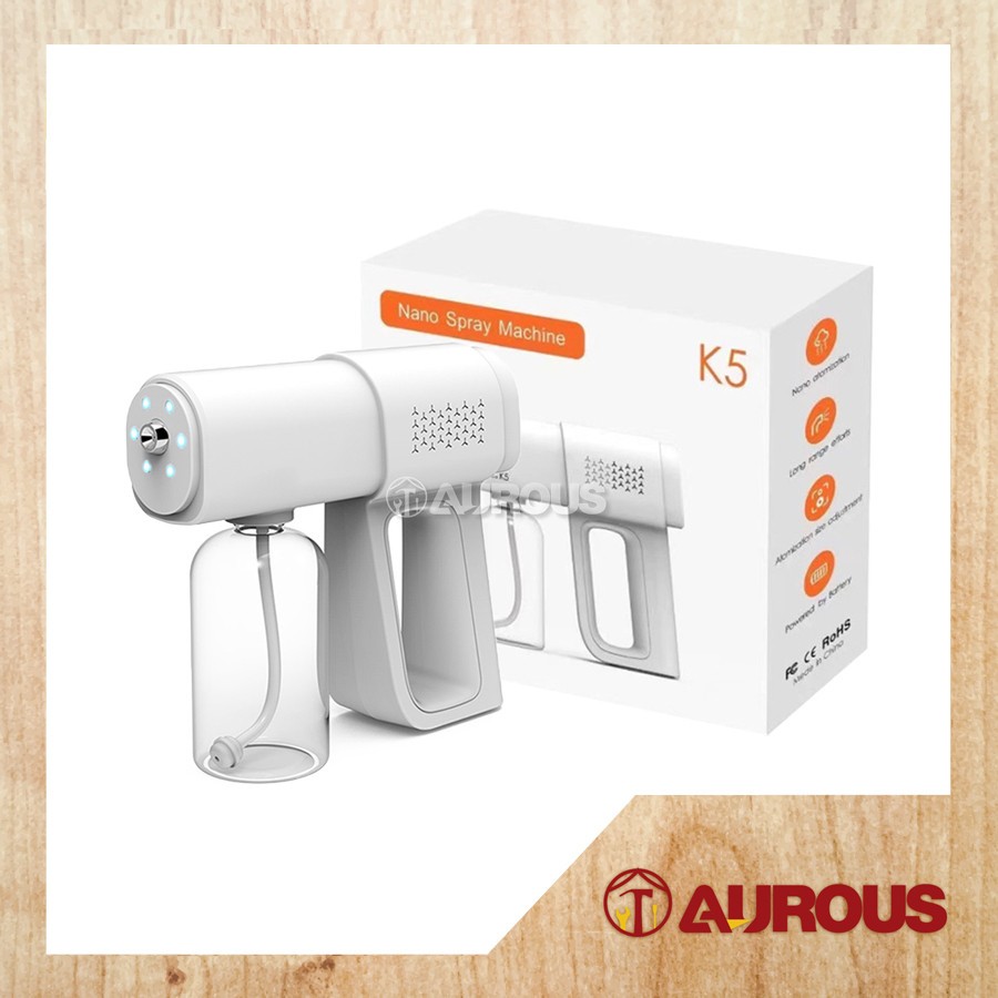 Genuine K5 Wireless Nano Atomizer Spray Disinfection Spray Gun | Sanitizer Spray Machine ...
