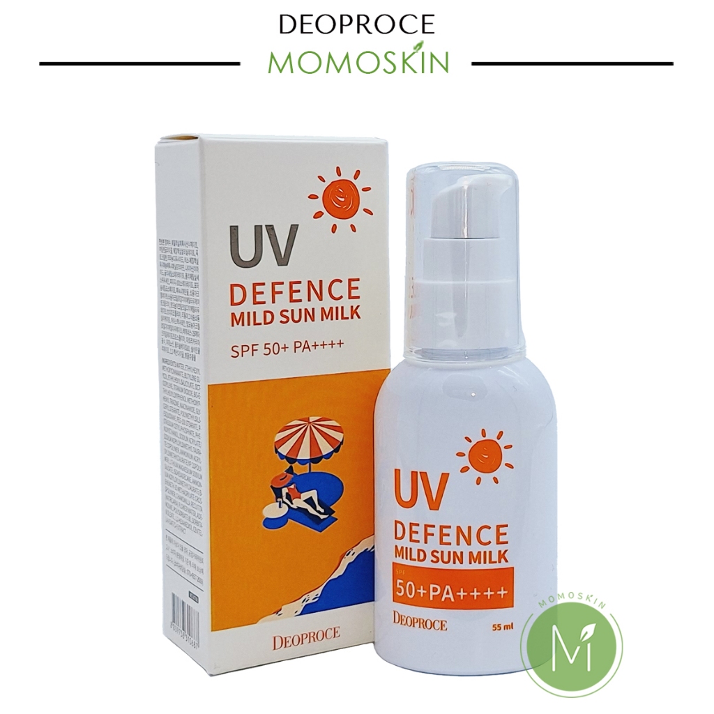 UV Defence Mild Sun Milk 55ml 【 DEOPROCE 】 SPF50+ / PA++++ / Moist ...