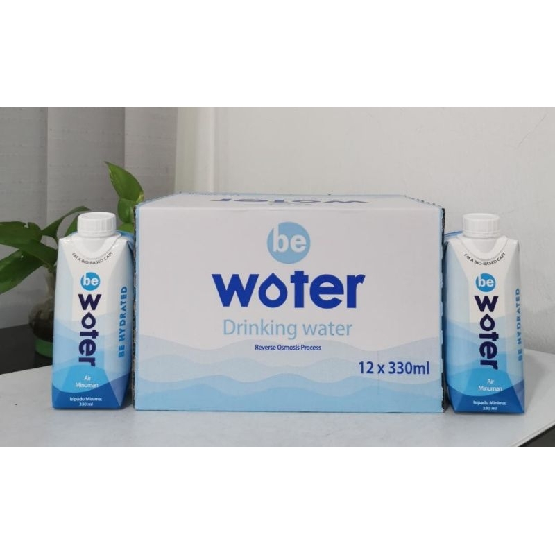 beWater Drinking water in Tetra Pak (330mL x 12) 1 Carton | Shopee ...
