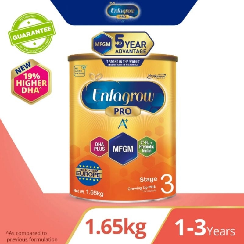 Enfagrow Pro A+ Growing Up Milk Powder Formula - Stage 3 | Shopee Singapore