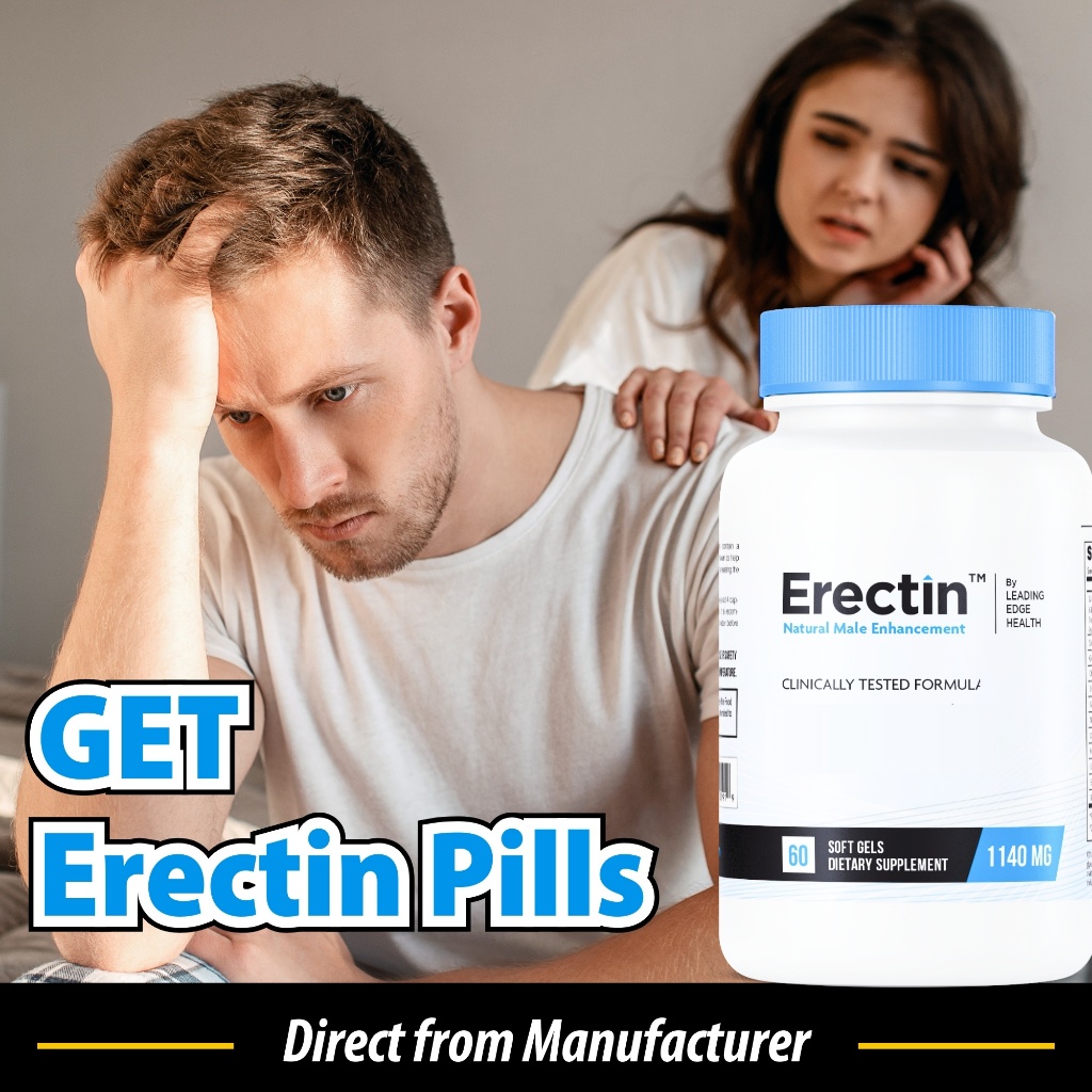 Erectin Natural Men Health Pills, Performance Supplement, Male ...