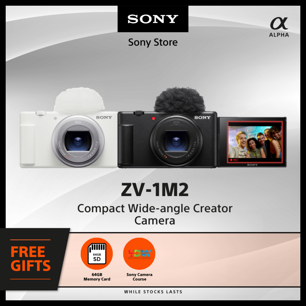 ZV-1 II | Vlog Camera | ZV1 M2 | Compact Camera | 1 Year + 3 Months ...