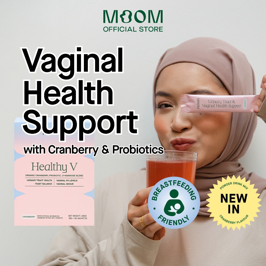 Moom Health™ Healthy V. Natural Support for UTIs, Vaginal Health ...
