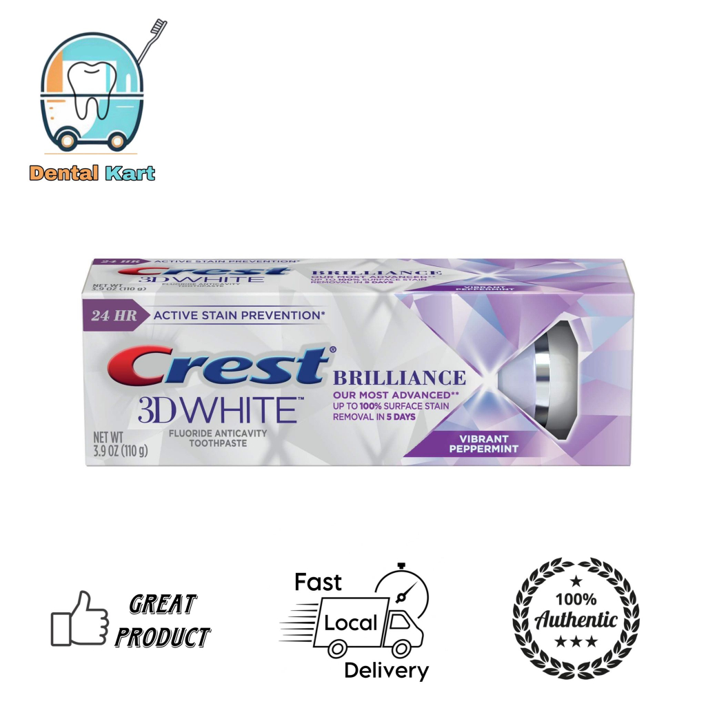 Crest 3D White Teeth Whitening Toothpaste | Shopee Singapore