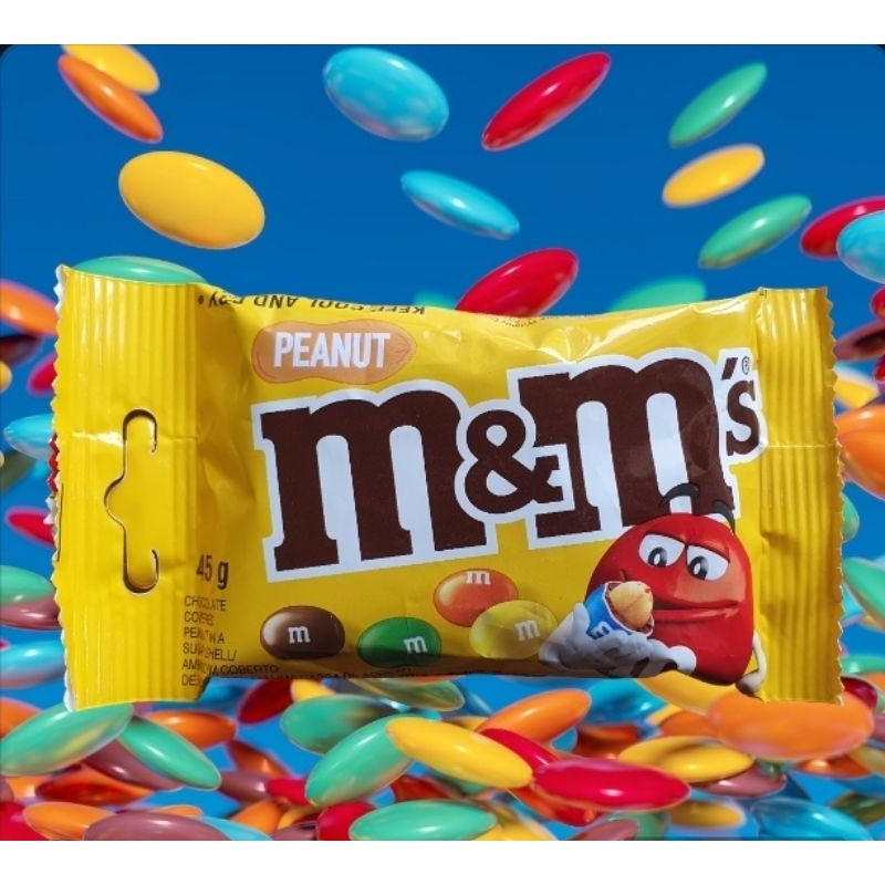 (Bundle Of 24,12) M&M'S Peanut 45g M&M Chocolate Peanut Candies Crunchy ...