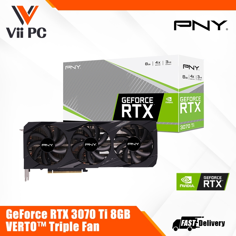 PNY GeForce RTX 3070 Ti 8GB VERTO™ Triple Fan | Shopee Singapore