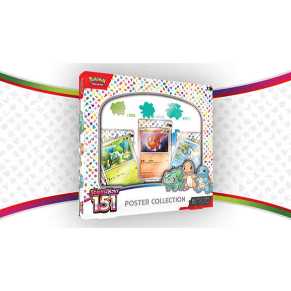 TCG Pokemon Scarlet & Violet 151 Poster Collection Box | Shopee Singapore