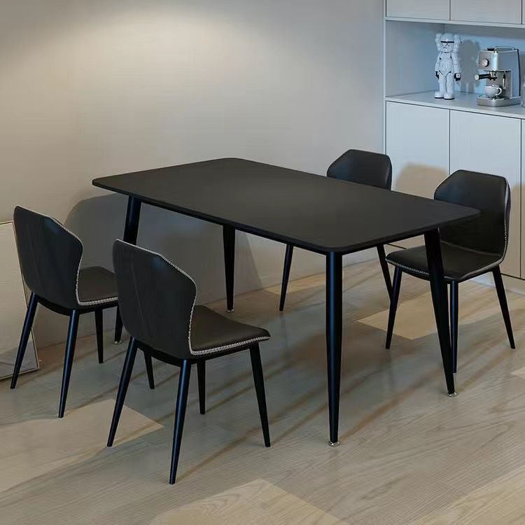 Italian Slate Dining Table and Chair Apartment Dining Set | Shopee ...