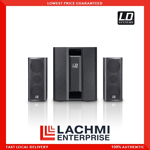 LD Systems | Portable active PA system with 3-Channel mixer | DAVE 8 ...