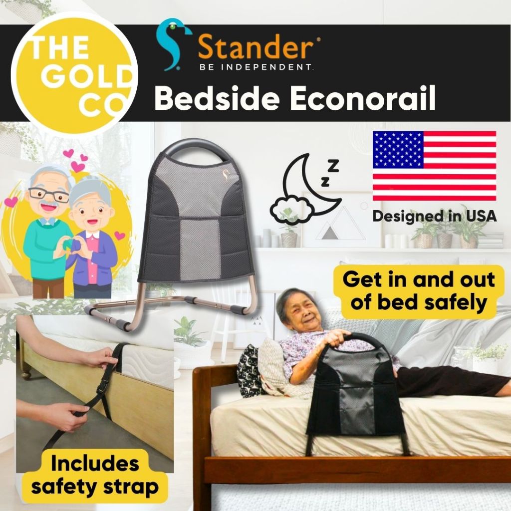 Stander Bedside Econorail Bed Rail For Elderly - Supports Getting In ...