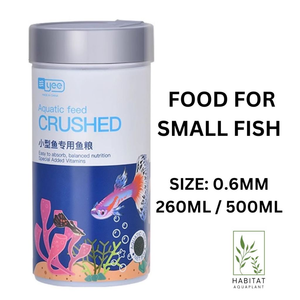 YEE AQUATIC FEED FOR SMALL FISH (CRUSHED) | Shopee Singapore