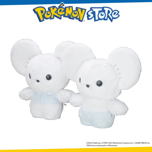 Pokémon Center Original Fluffy & Cuddly Plush Tandemaus | Shopee Singapore