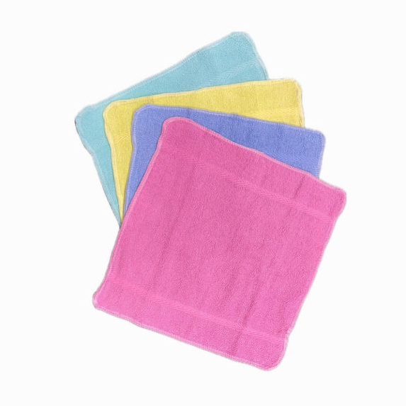 100% COTTON Square/Face towel 30cm x 30cm Bundle of 3pcs | Shopee Singapore