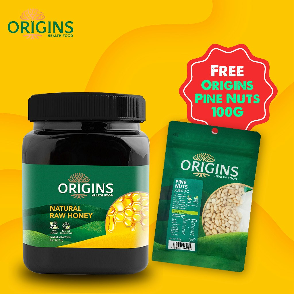 [Free Pine Nut] Origins Health Food Natural Raw Honey Australia (Yellow ...
