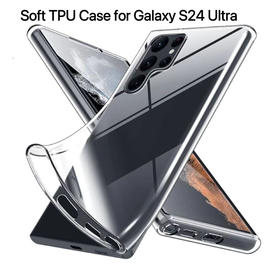 Ultra Slim Thin Transparent Flexible Soft TPU&TPU Case with Credit Card ...