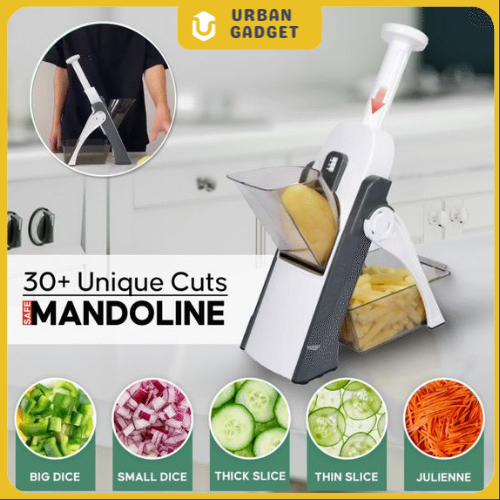 Kitchen Gadget 5 In 1 Adjustable Kitchen Food Slicer Chopper Easy ...