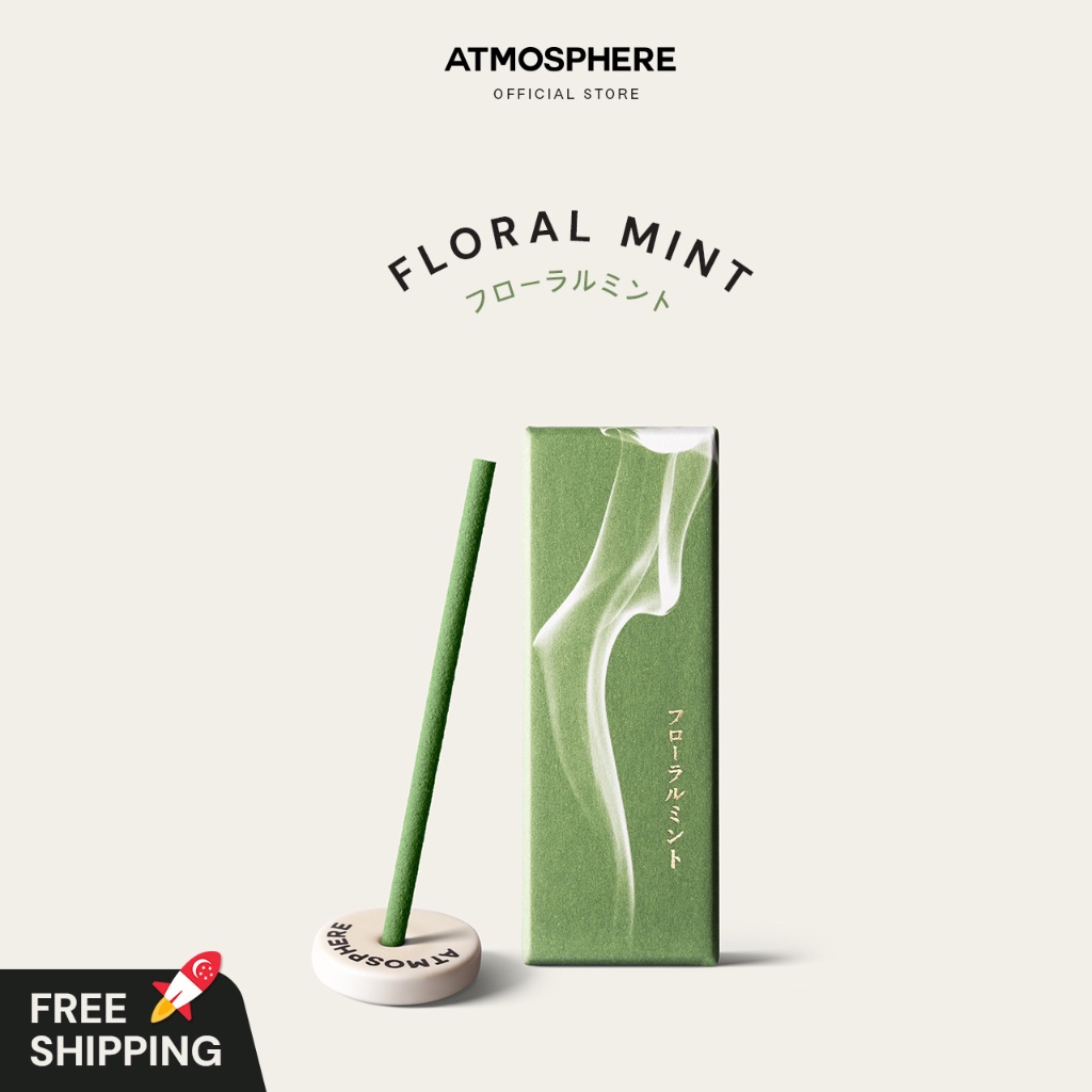Kyukyodo Floral Mint Fragrance Mini Japanese Ambient Incense Sticks ...