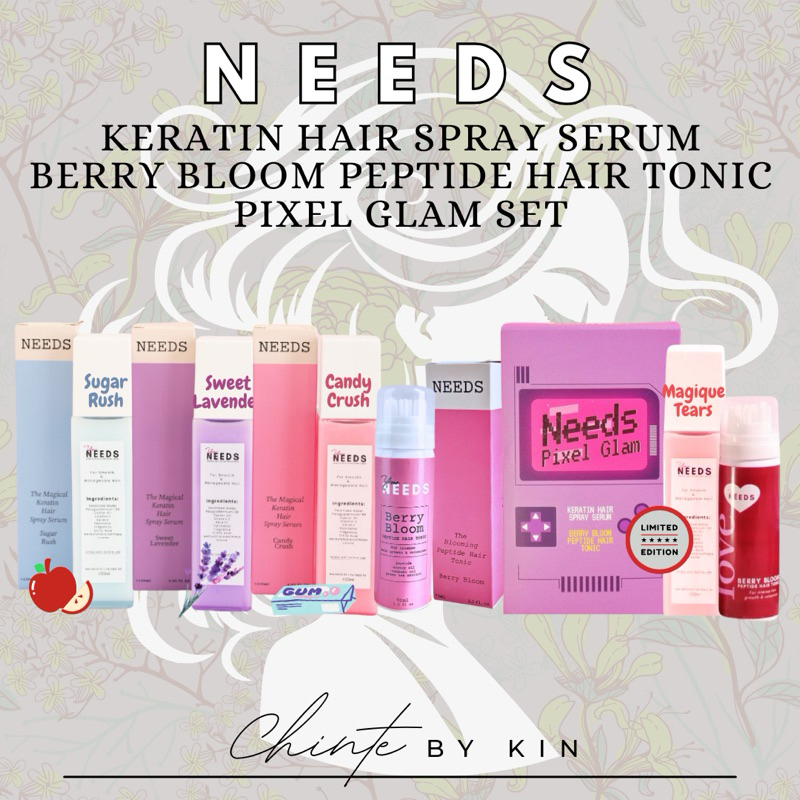 NEEDS Keratin Hair Spray Serum / Pixel Glam Set | Shopee Singapore