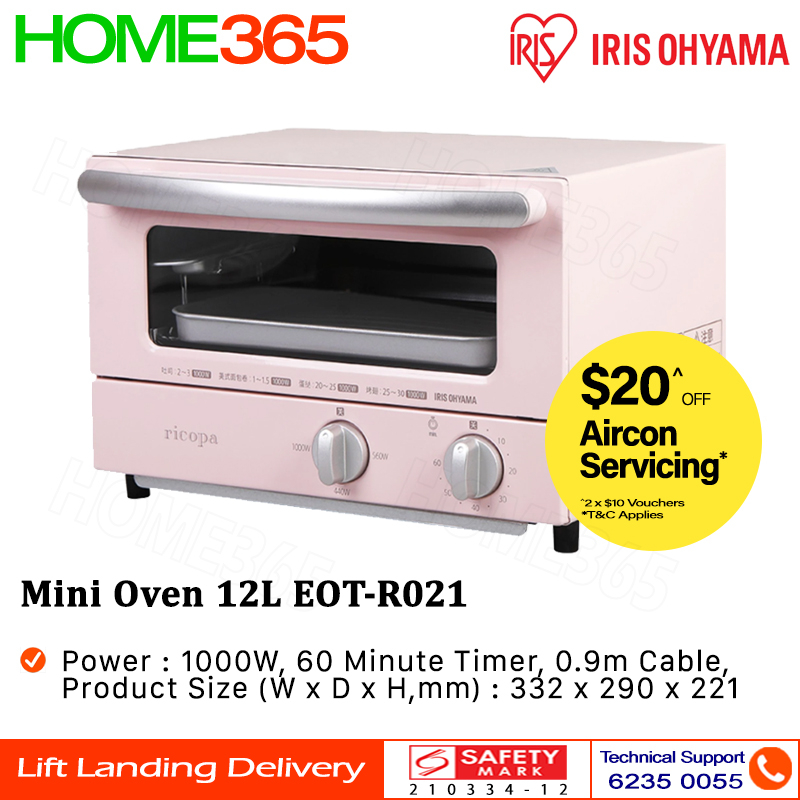 Iris Ohyama Mini Oven 12L EOT-R021 | Shopee Singapore