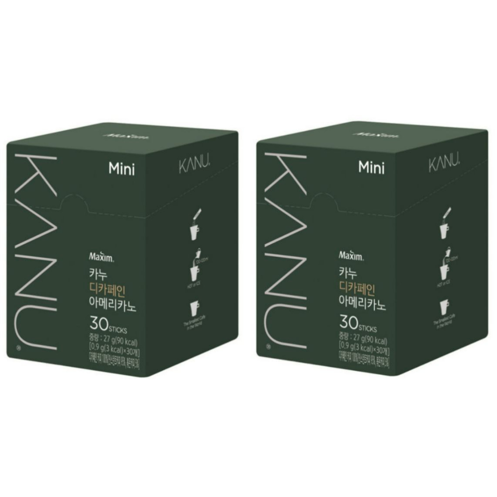 [KANU] Mini Decaffeinated Americano 30 sticks X 2 box | Shopee Singapore