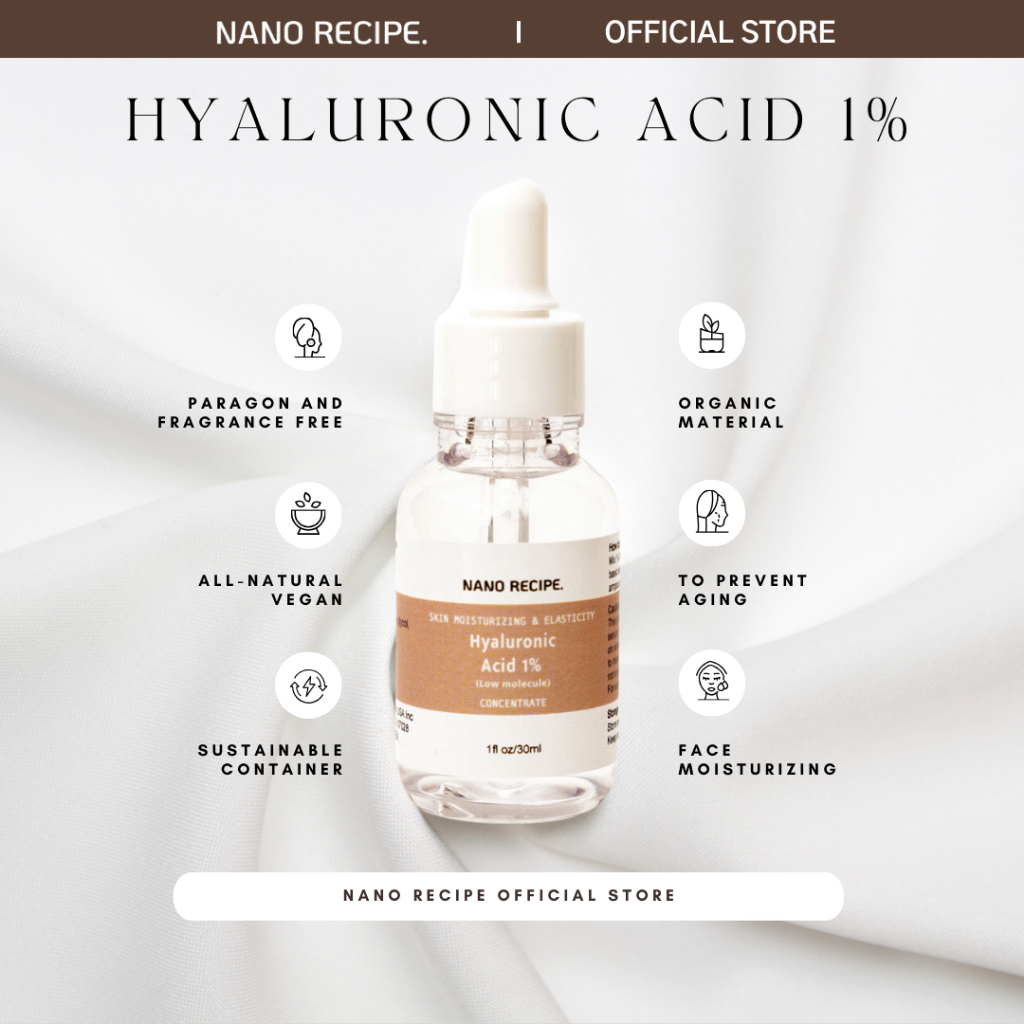 [NANO RECIPE] Low Molecular Hyaluronic Acid Serum 30ml | Shopee Singapore