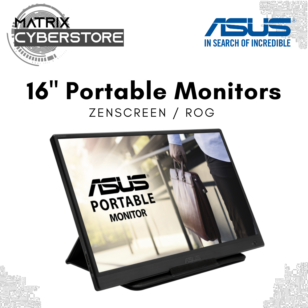 (Refurbished) ASUS ZenScreen & ROG 16" Series Portable Monitors ...