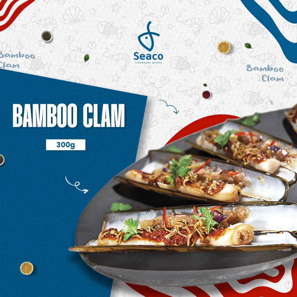 [SEACO] Bamboo Clam 300g | Shopee Singapore