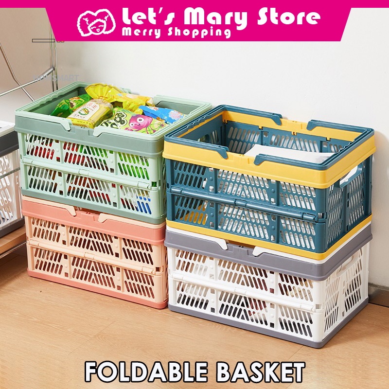 Foldable Basket/ Storage Shopping Marketing / Picnic / Space Savers ...