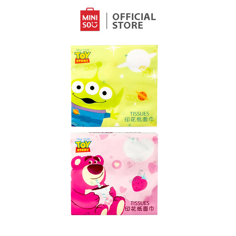 MINISO Travel Facial Tissue Dry Wipes (BT-21/Ultra Soft Pack/ Disney ...