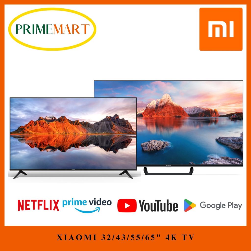 Xiaomi TV 32/43/55/65 Inch 4K UHD / GOOGLE Smart TV (LOCAL SET) - 3Year ...