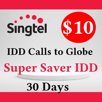 Singtel SuperSaver IDD $10 Top Up / Recharge | Shopee Singapore
