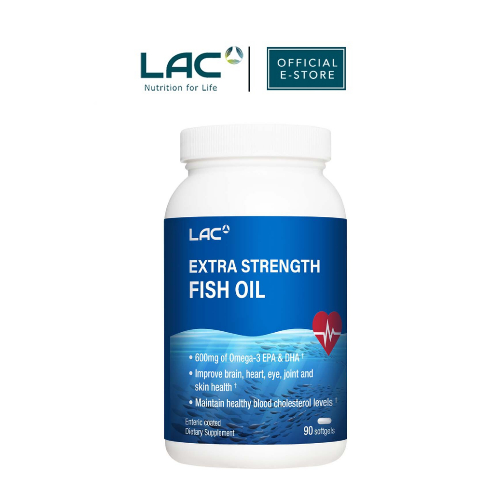[LAC OMEGAS & FISH OIL] Extra Strength Fish Oil - Double Concentration ...