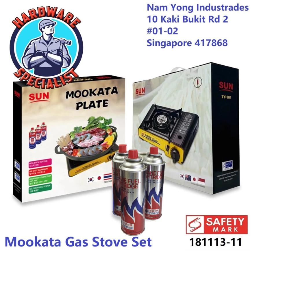 SGS Portable Gas Stove Mookata Set / BBQ Grill Gas Stove Set ...