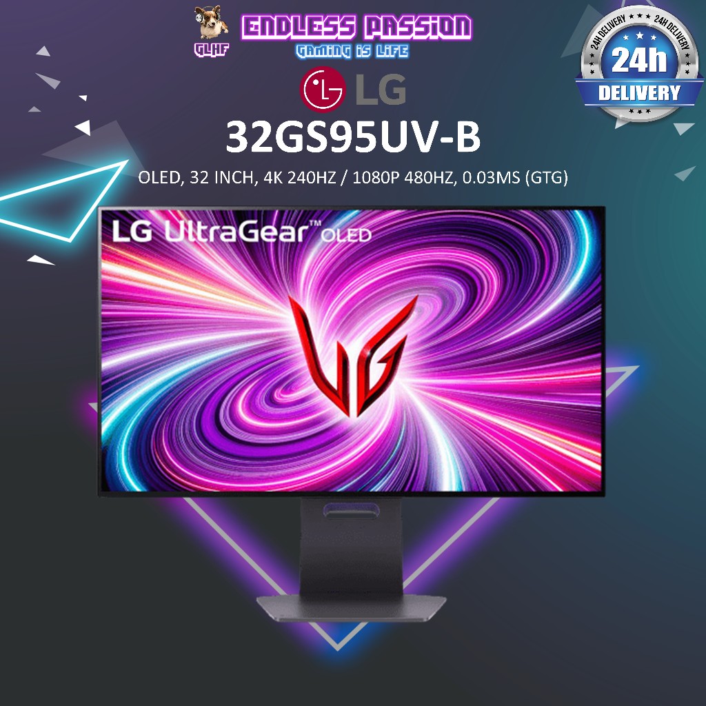 LG 32GS95UV-B — 32" Dual-Mode 4K UHD OLED Display Gaming Monitor ...