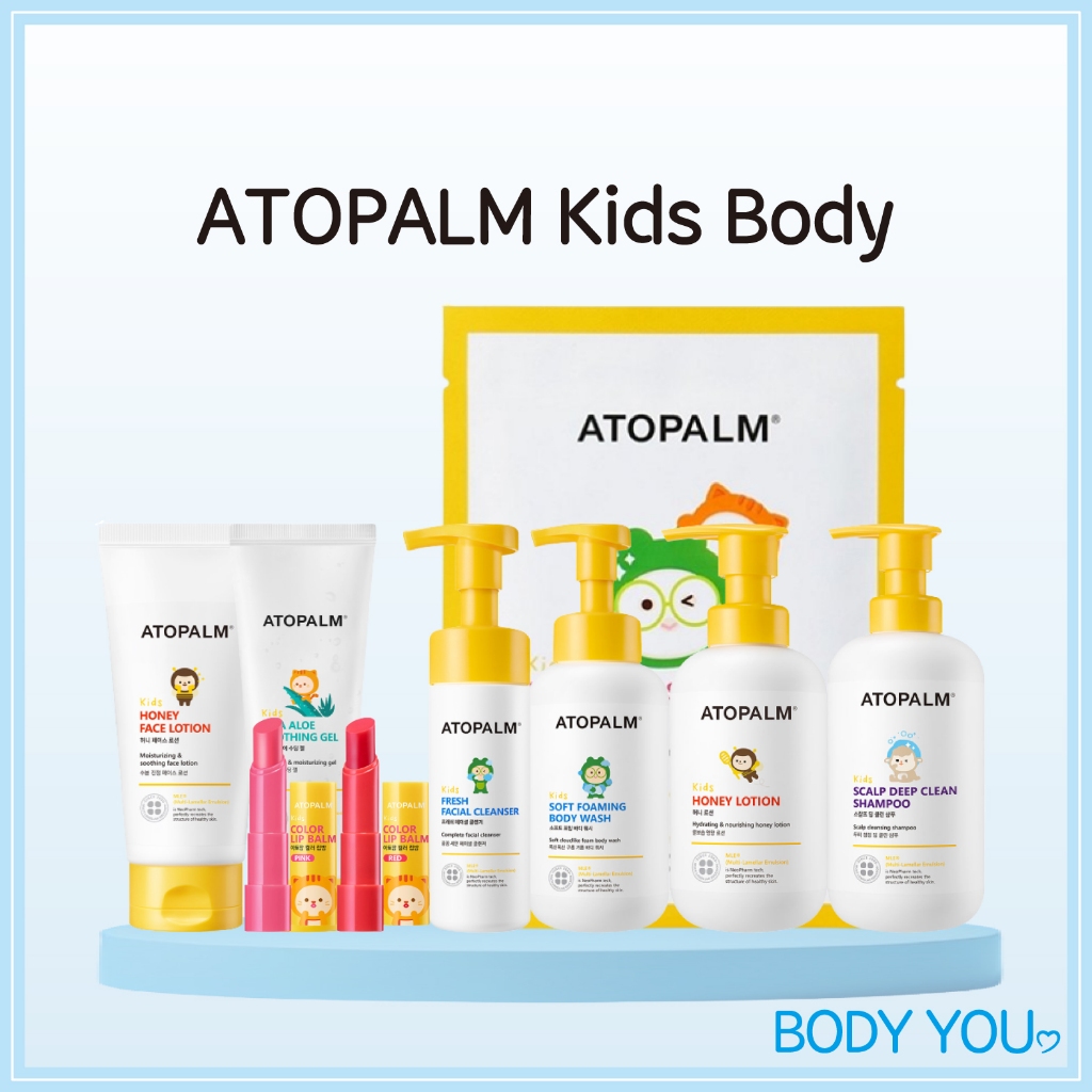 [ATOPALM] Kids Body / Fresh Facial Cleanser, Soft Foaming Body Wash ...