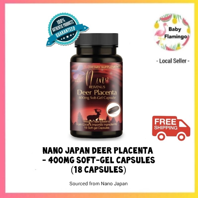 Nano Japan Deer Placenta 8000mg (18 capsules) | Shopee Singapore
