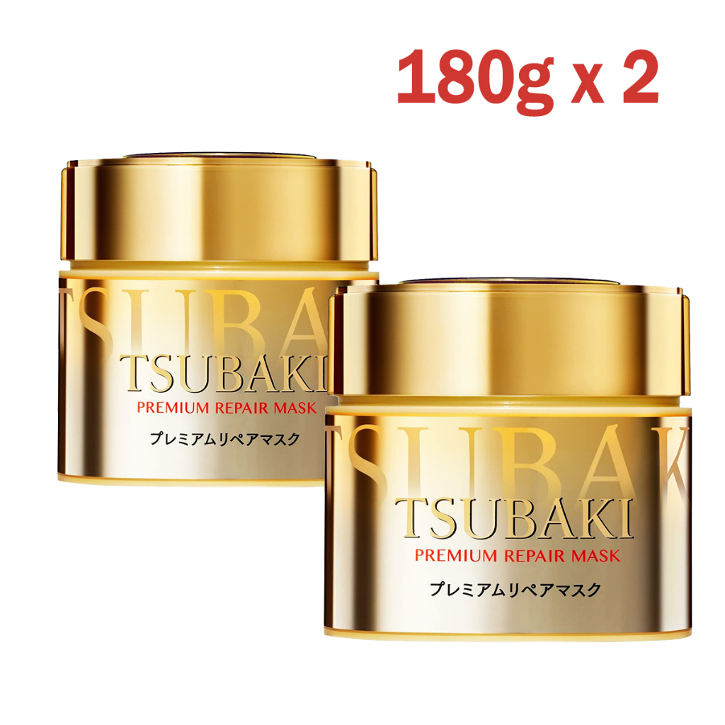 🇯🇵 Tsubaki Premium Hair Repair Mask 180g & Refill 150g /Made in Japan ...