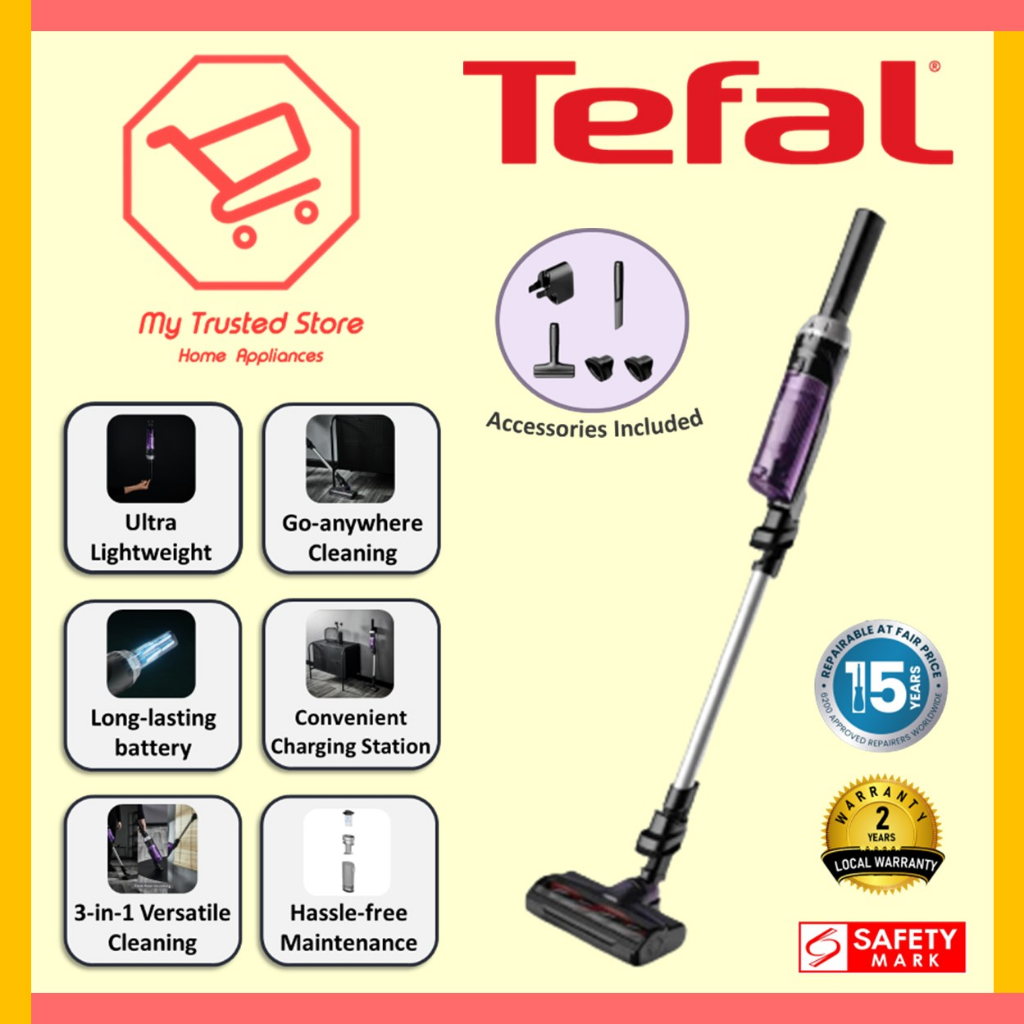 Tefal X-Nano Handstick Vacuum Cleaner TY1129 | Shopee Singapore