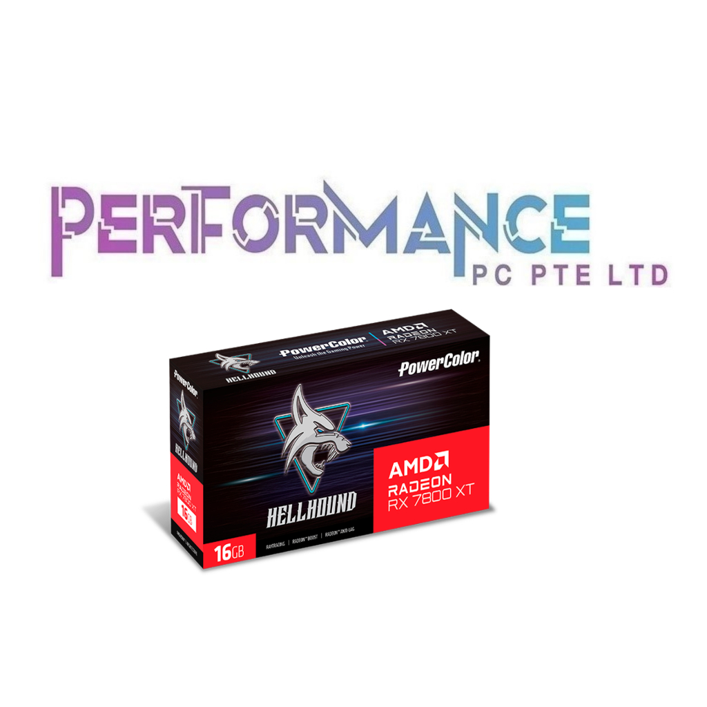 Powercolour Hellhound AMD Radeon RX 7800 XT RX7800XT RX 7800XT 16GB ...