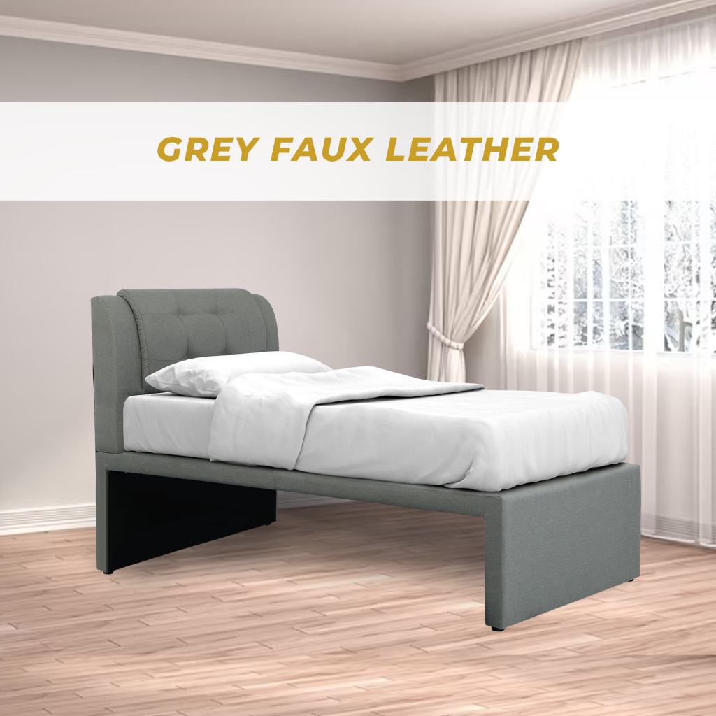 Living Mall Neeka Single / Super Single/Queen Bed Frame w/ Mattress ...