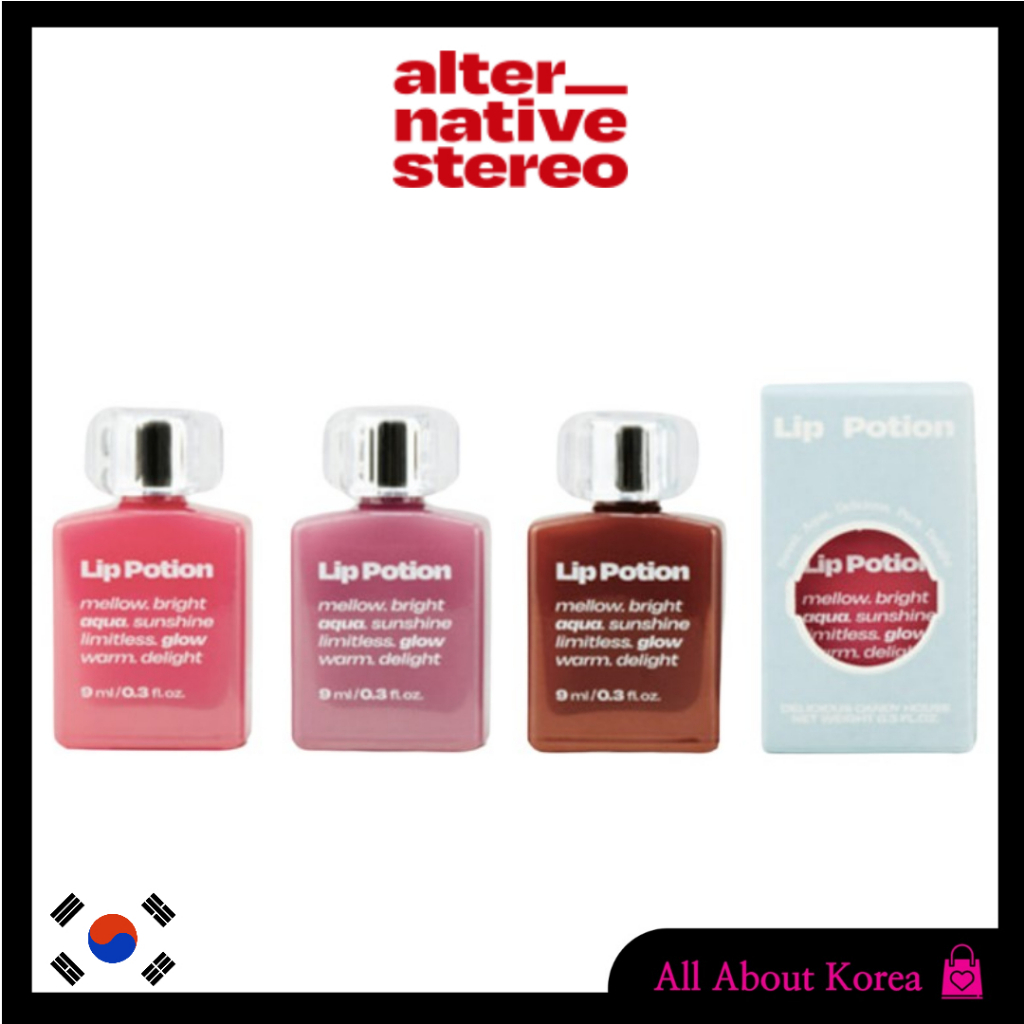 New![ALTERNATIVE STEREO]Lip Potion Aqua Glow 9colors | Shopee Singapore