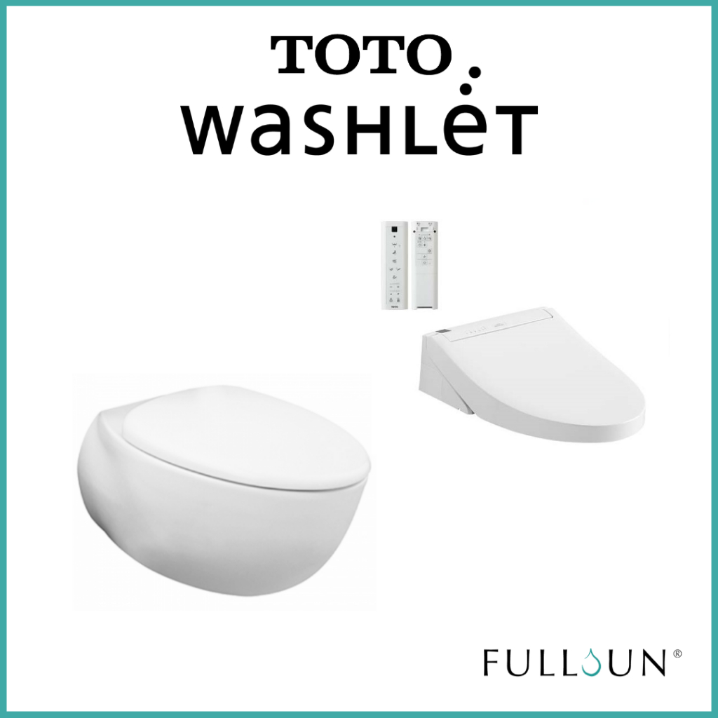 [Bulky] TOTO LE MUSE Wall-hung WC Bowl with WASHLET CW812 / TCF24410ASG ...