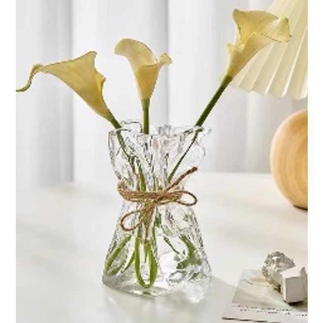 Premium Nordic Home Decor Glass Flower Vase, Indoor Decoration, Home ...